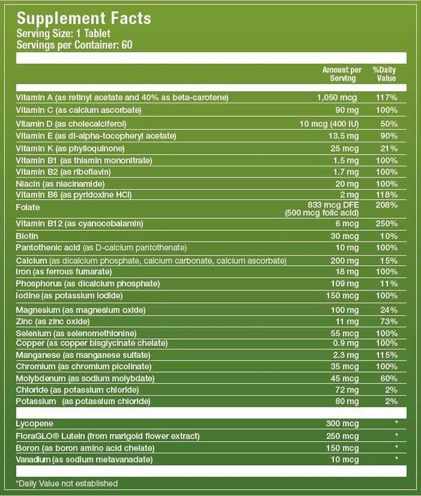 Multi-Vit (Multi-Vitamin & Mineral) - 60 Tablets - House Of Knowledge