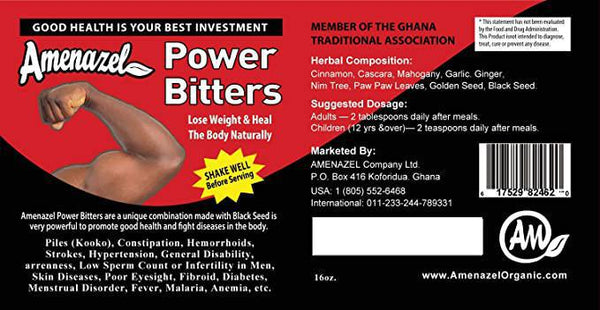 Amenazel Power Bitters 16oz - House Of Knowledge